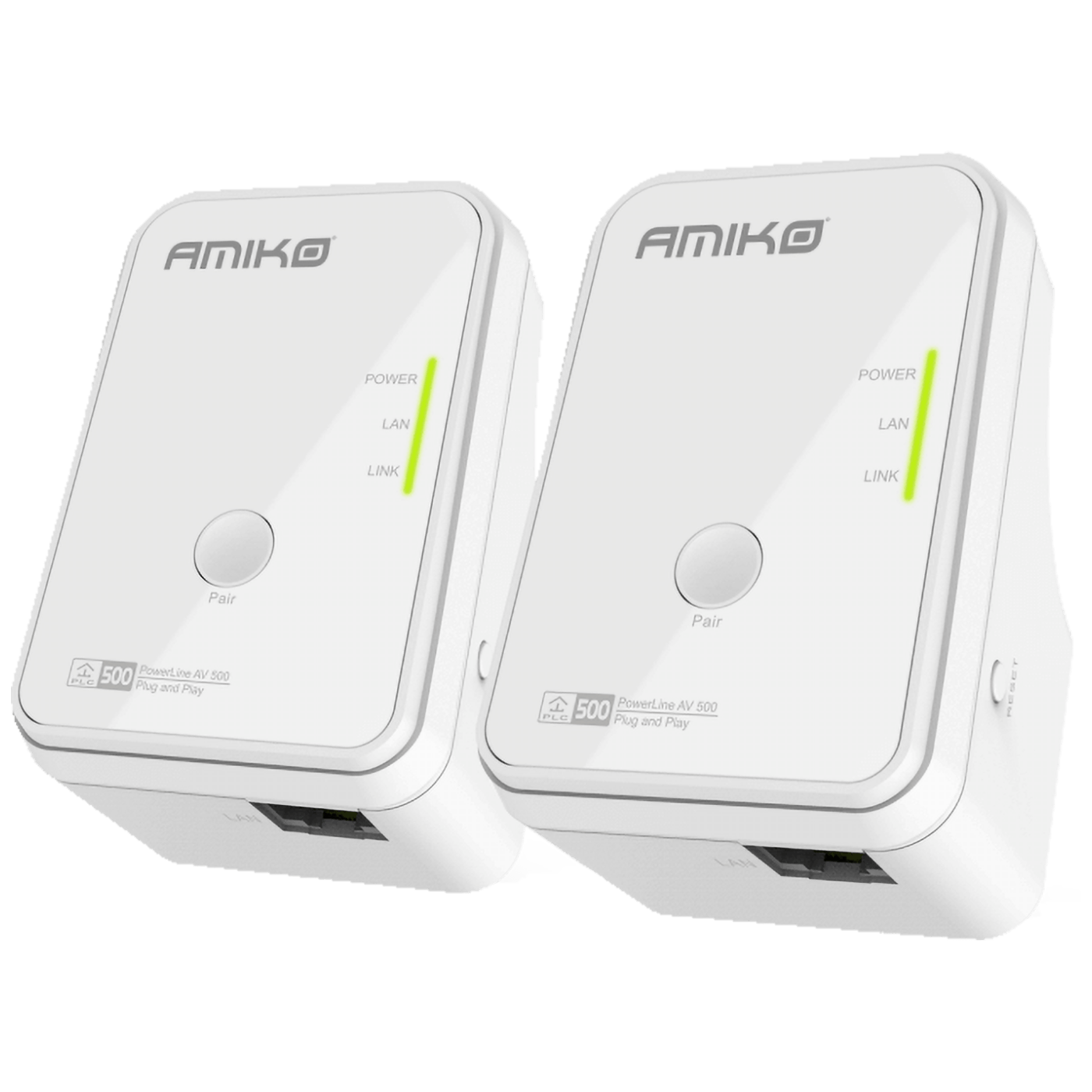 Mrežna strujna utičnica 500 Mbps, set - Amiko | Ethernet / Mrežne ...