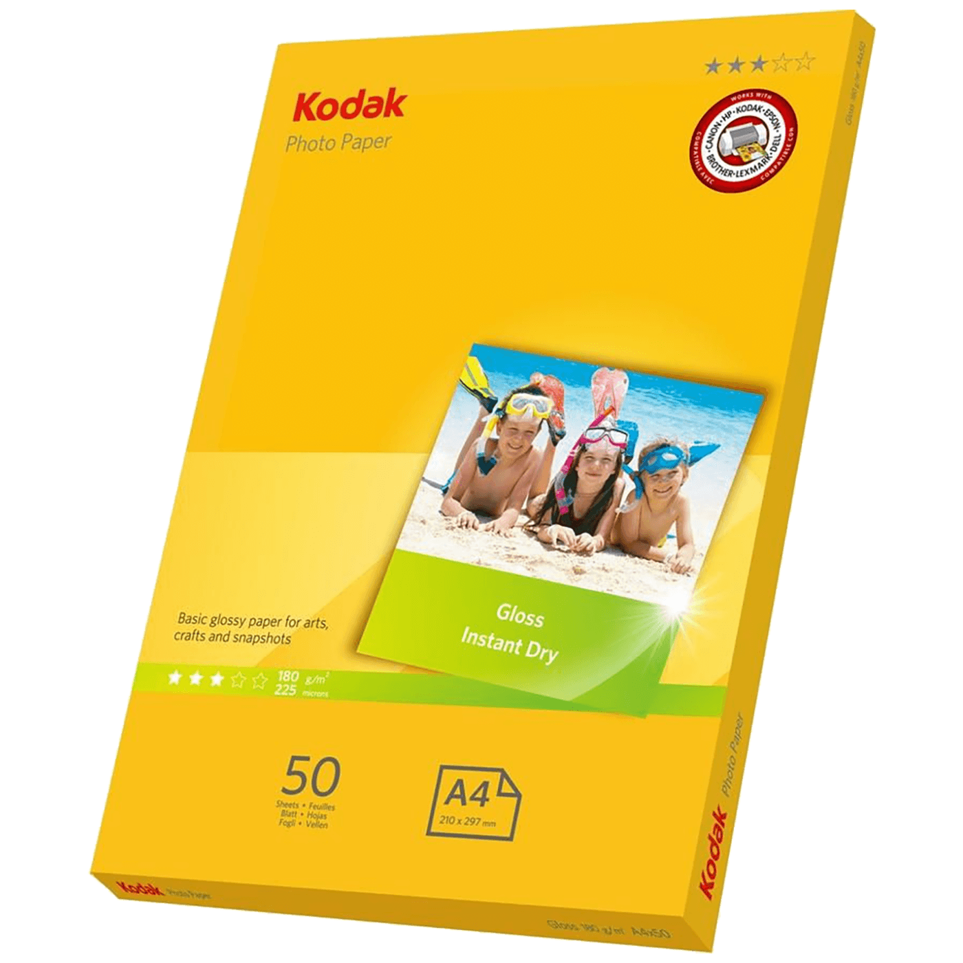 Foto papir, A4, 180g, Glossy White, 50 kom. - Kodak | Printeri i ispis ...
