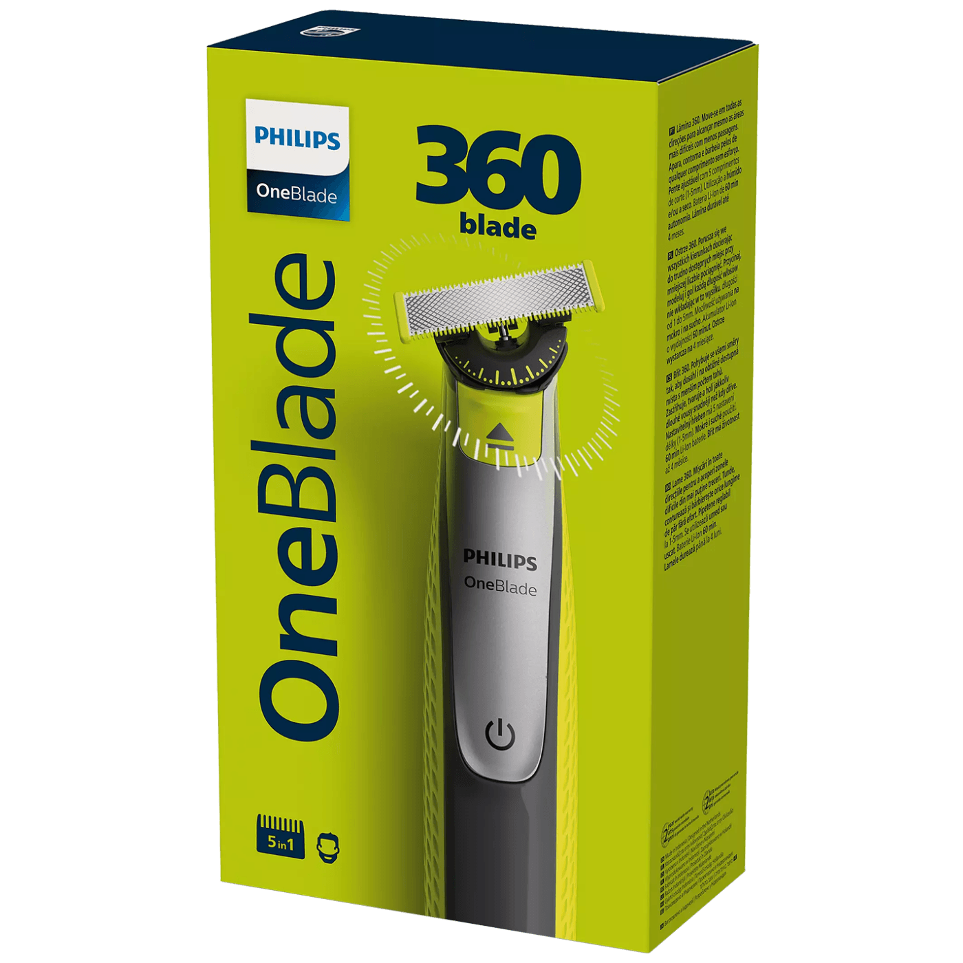 Aparat za brijanje , trimer, OneBlade 360 - Philips | Osobna njega ...