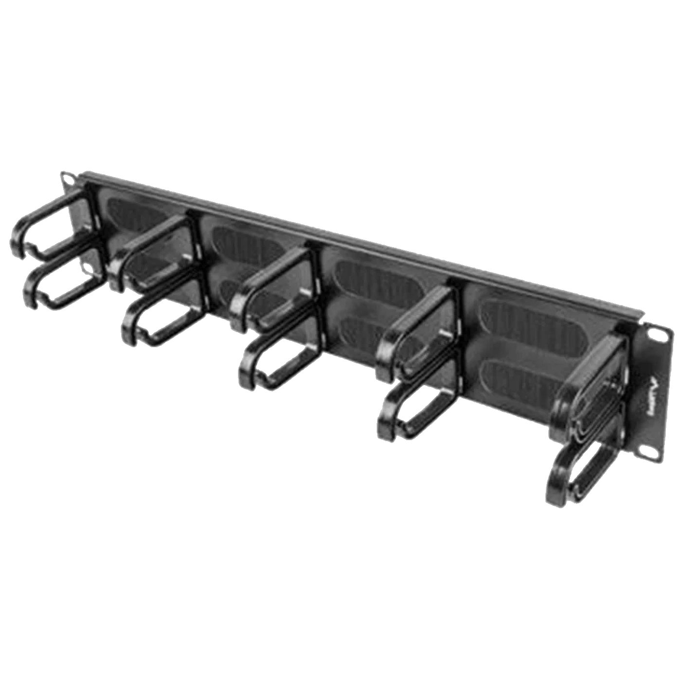 Organizator kablova za 19" Rack Ormar, 2U type B, crni - Lanberg