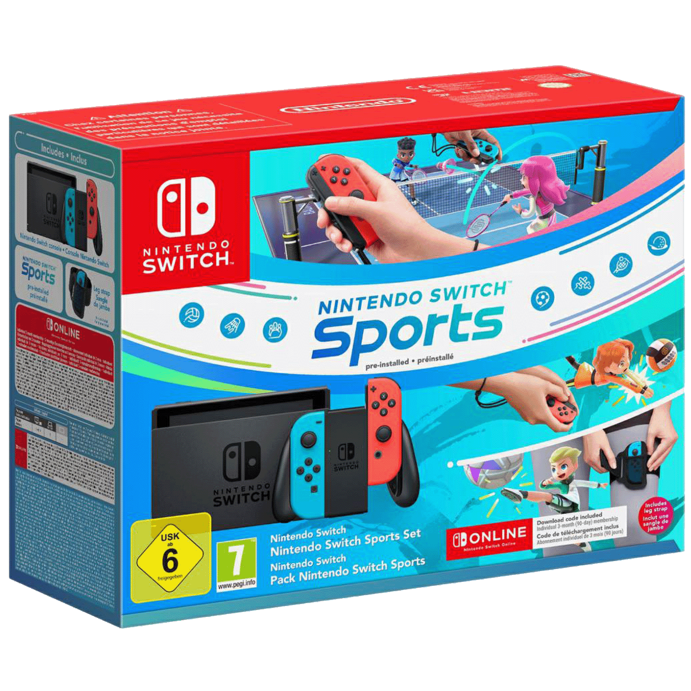 Igraća konzola Nintendo Switch+Switch Sport+3 mjeseca online - Nintendo ...
